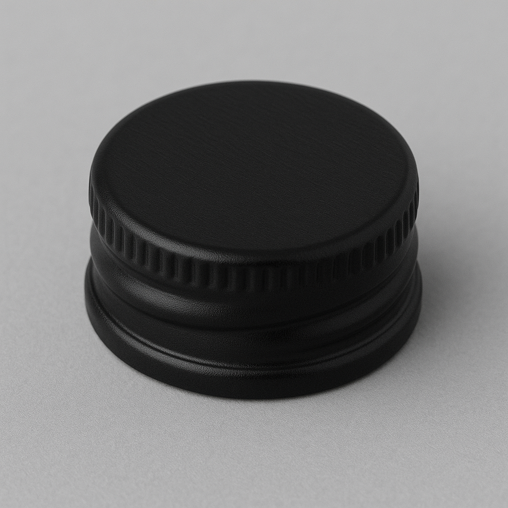 28MM MCA2 Tamper Evident Black Finish Bottle Caps – AB Handling & Packaging