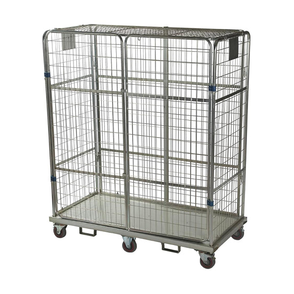 Anti-Theft Roll Container – 1200x800x1870mm, Demountable with Metal Ba ...