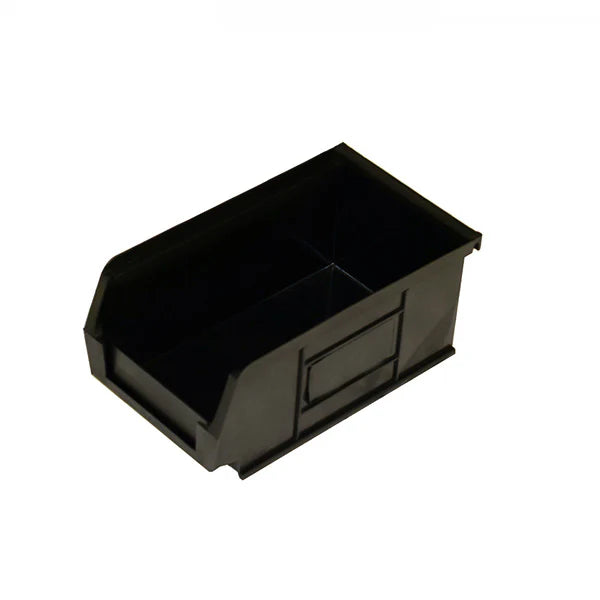 Recycled Black Semi-Open Fronted Small Parts Bin Containers – AB ...
