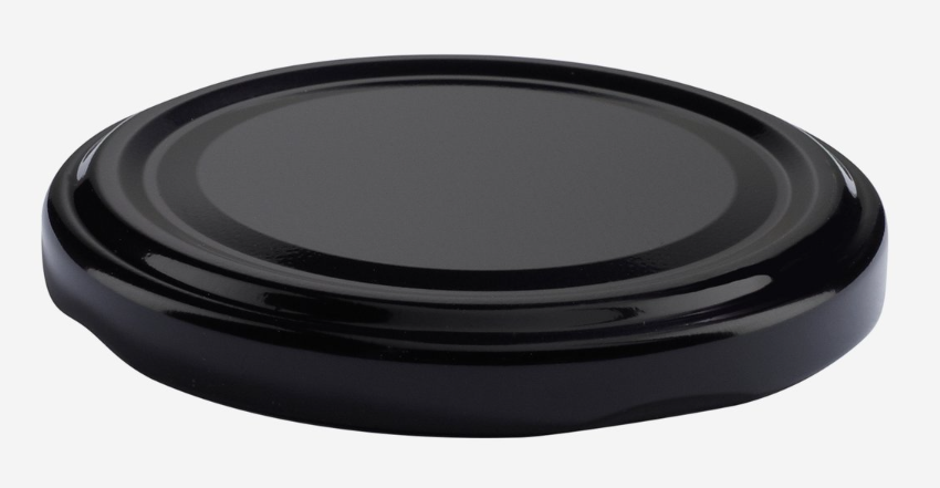 66MM Black Twist-Off Cap – RTS – AB Handling & Packaging