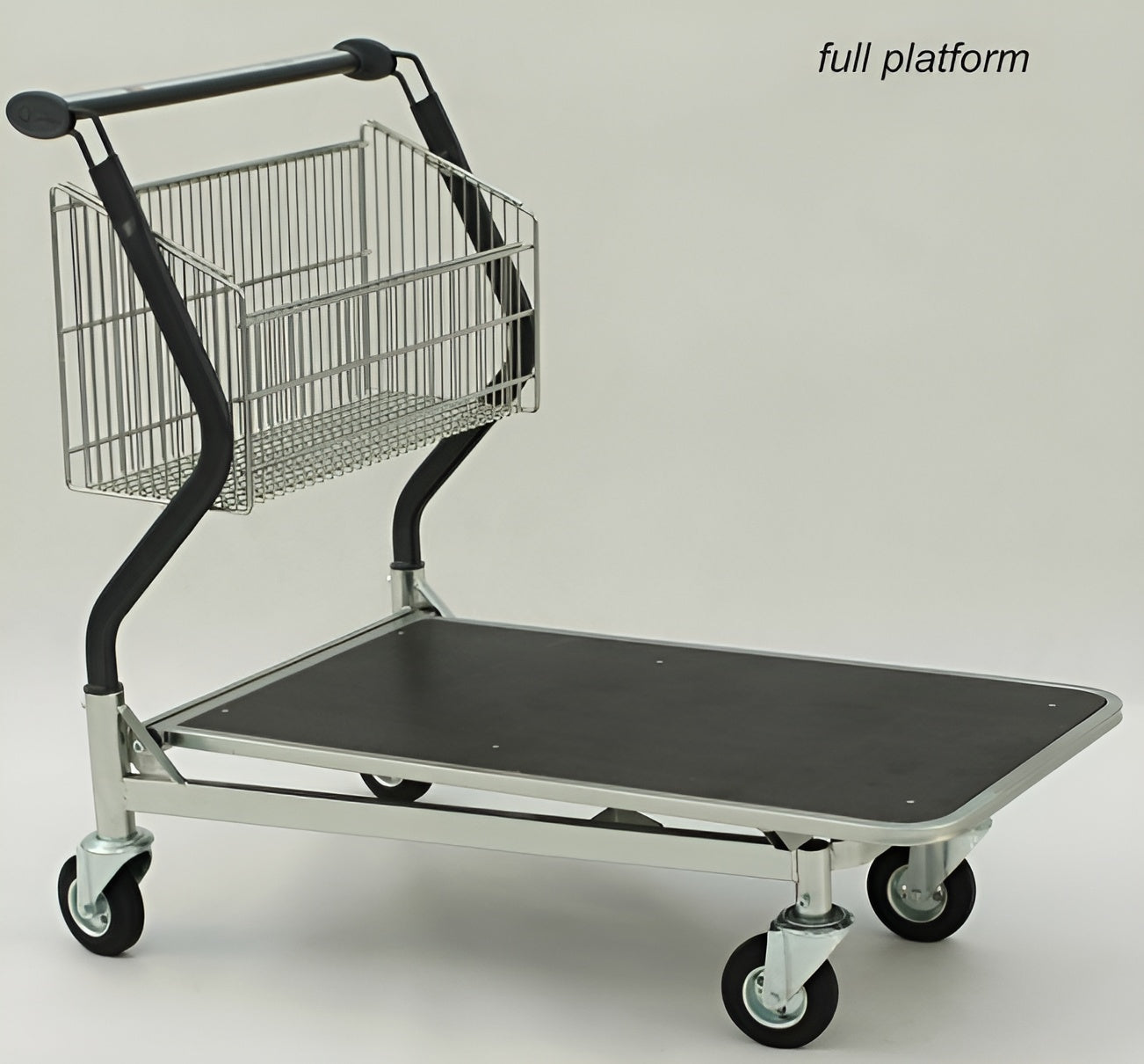 Vario 110 Transport Trolley – Fixed Basket Trolley with Plywood Platfo ...