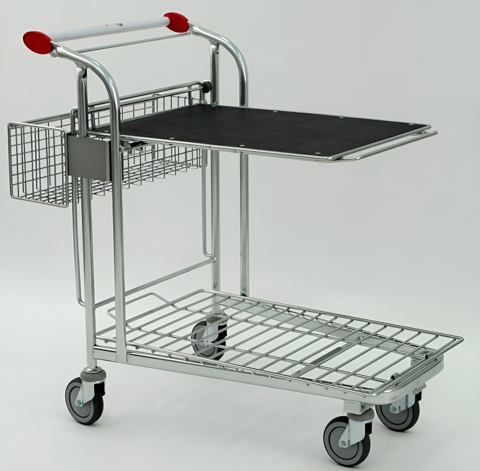 Vario WTP-3D Transport Trolley – Dual-Level Trolley with Basket and Sh ...