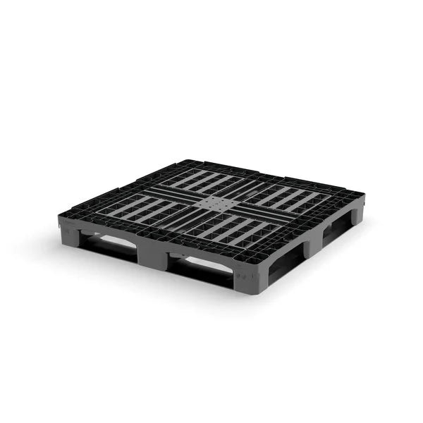 Robust CP9 Plastic Pallet 1140x1140x150mm – HDPE, Open Deck, Raised Ed ...