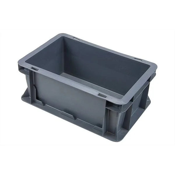 5L Euro Plastic Stacking Box - Closed Base & Sides – AB Handling ...