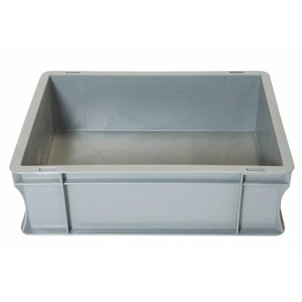 Euro Plastic Stacking Box – 400x300x120mm – 10L Capacity – Closed Base ...