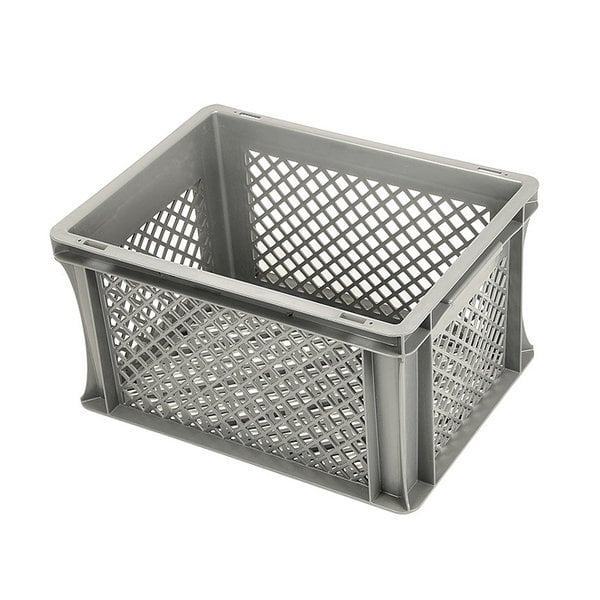 20L Euro Plastic Stacking Crate - Perforated Base and Sides – AB ...