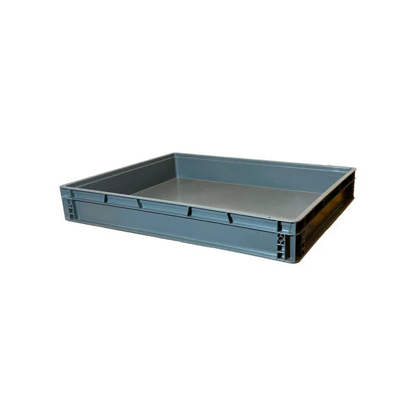 Euro Plastic Stacking Tray – 800x600x120mm – 45L – AB Handling & Packaging