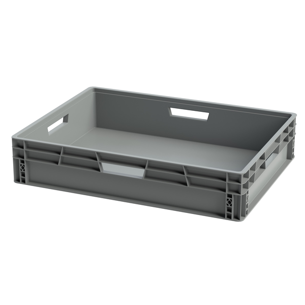 Euro Plastic Stacking Tray – 800x600x170mm – 68 Litres – 4 Handles – AB ...