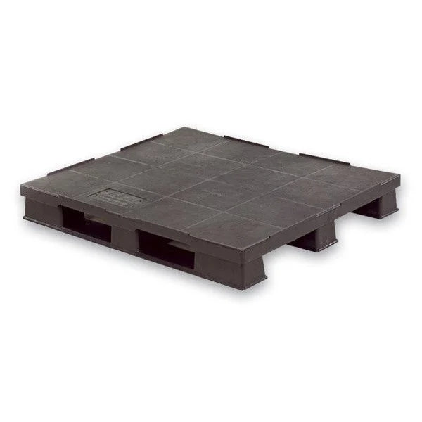 Plastic Pallet - 1200x1000x150mm - Closed Deck with Raised Edge – AB ...