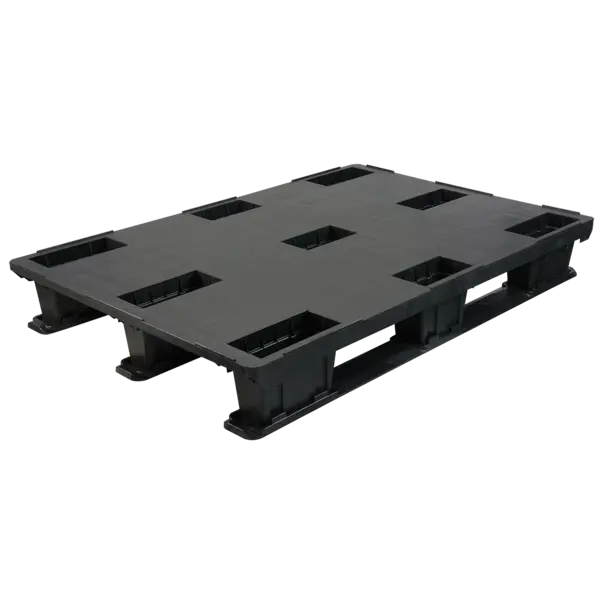 Plastic Pallet – 1200x800x175mm – 3 Skids – Closed Deck – 1200kg Dynam ...