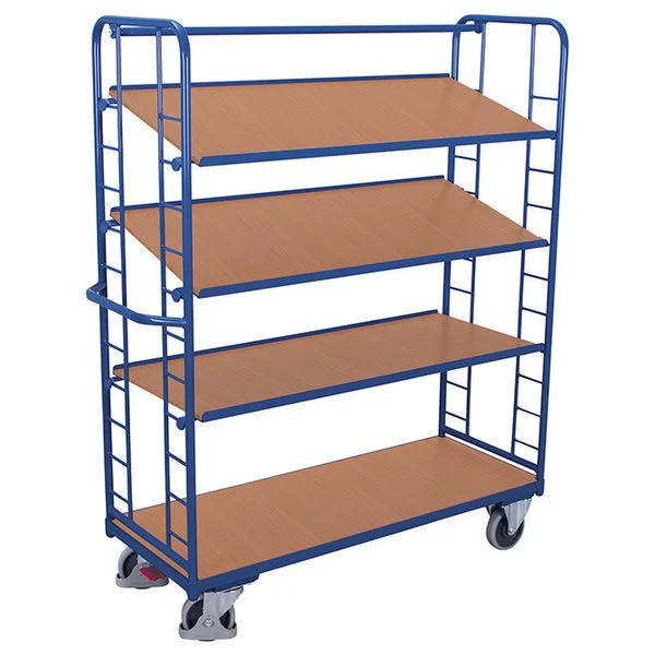 Tall Shelved Trolley – 4 Shelves – 1805x650x1855mm – 400kg Capacity ...
