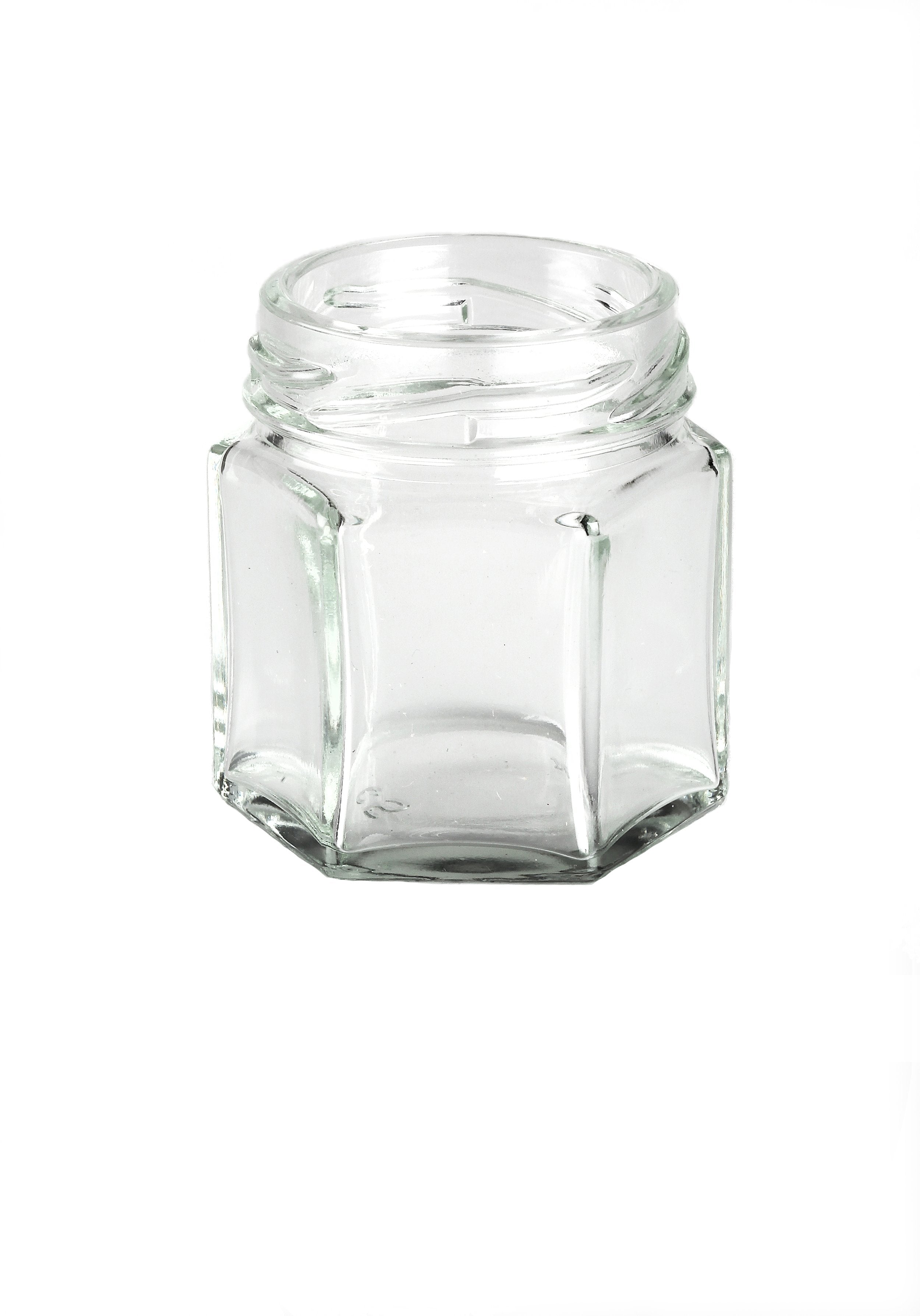 45ml Hexagonal Glass Jar | Glass Jars & Bottles – AB Handling & Packaging