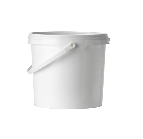 5L White Bucket with Tamper Evident Lid | Plastic Buckets – Alex Baird ...