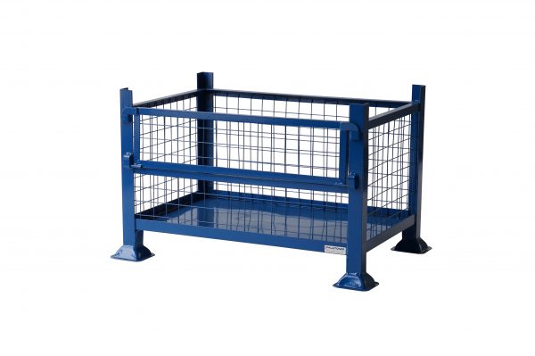 Cage Pallet with Half Gate | Box & Cage Pallets – AB Handling & Packaging