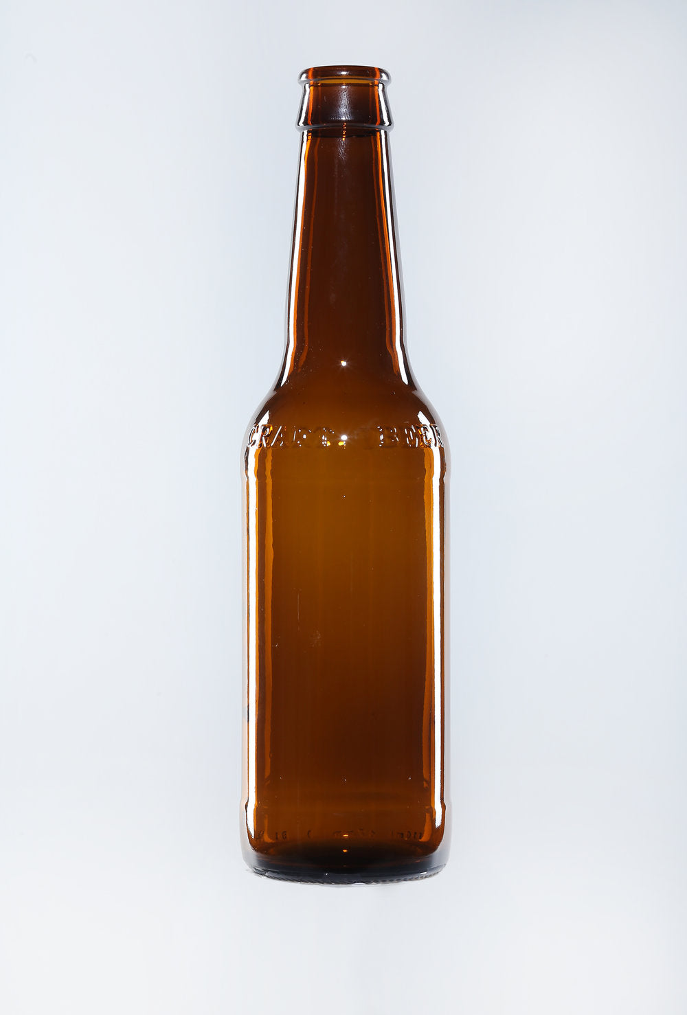 330ml Crown Neck Amber Beer Bottle | Glass Beer Bottles – AB Handling ...