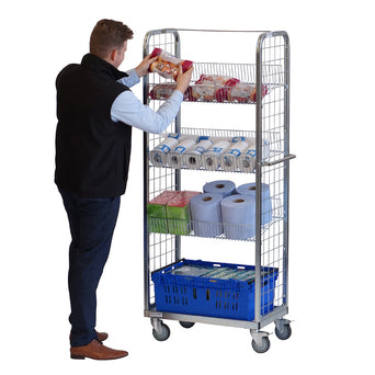Milk Trolley | Steel Roll Cages | Dairy Handling Equipment – Alex Baird ...